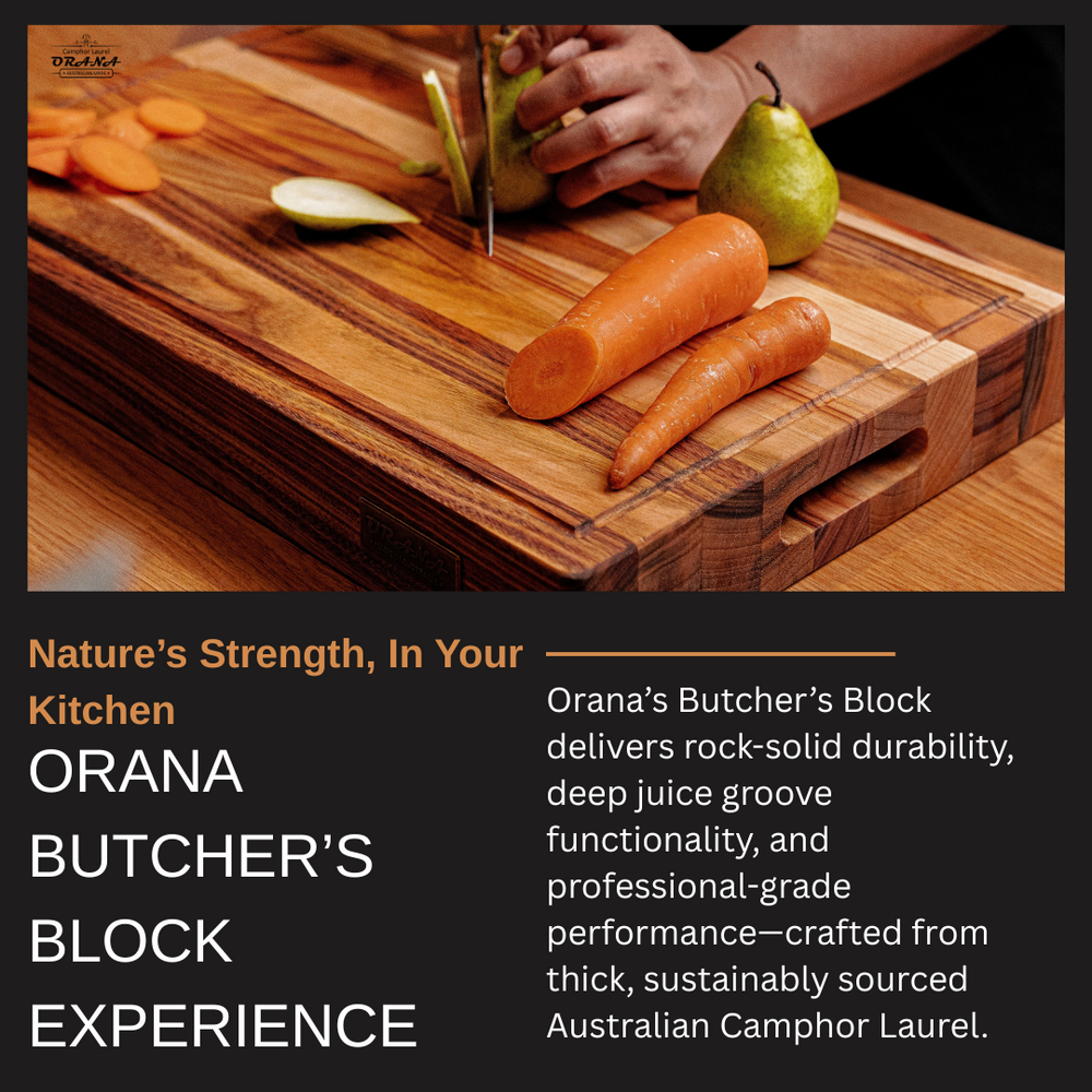 Large Butchers Block 50 x 30cm + 200ml Mineral Oil